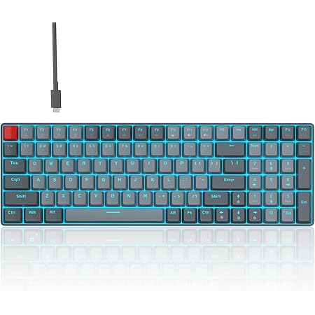 Amazon.com: MageGee Mechanical Gaming Keyboard MK-Armor LED Rainbow ...