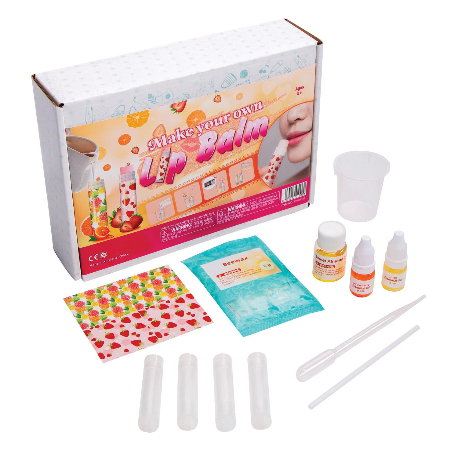 Amazon.com : Fun Express Lip Balm Kit - Natural Lip Balm Crafting Set ...