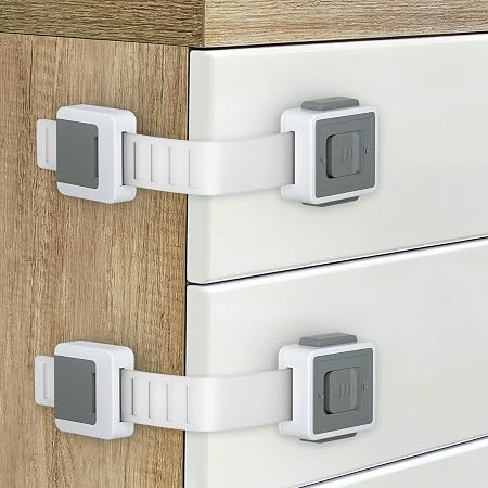 Amazon.com: Baby Proofing Safety Cabinet Locks - Child Proof Latches ...