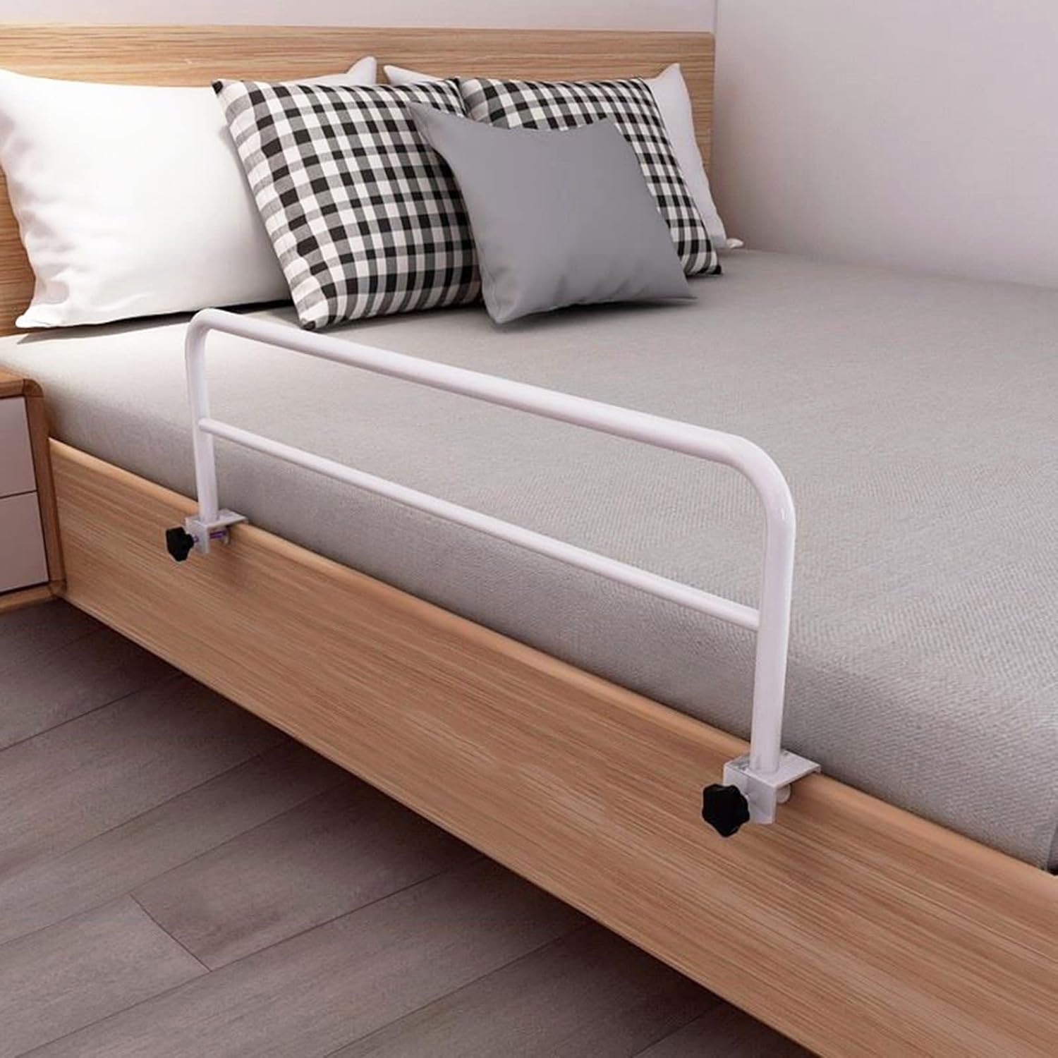 JTBDWOSK Bed Rail, Adjustable Bed Rail for Elderly, Attachable Safety ...