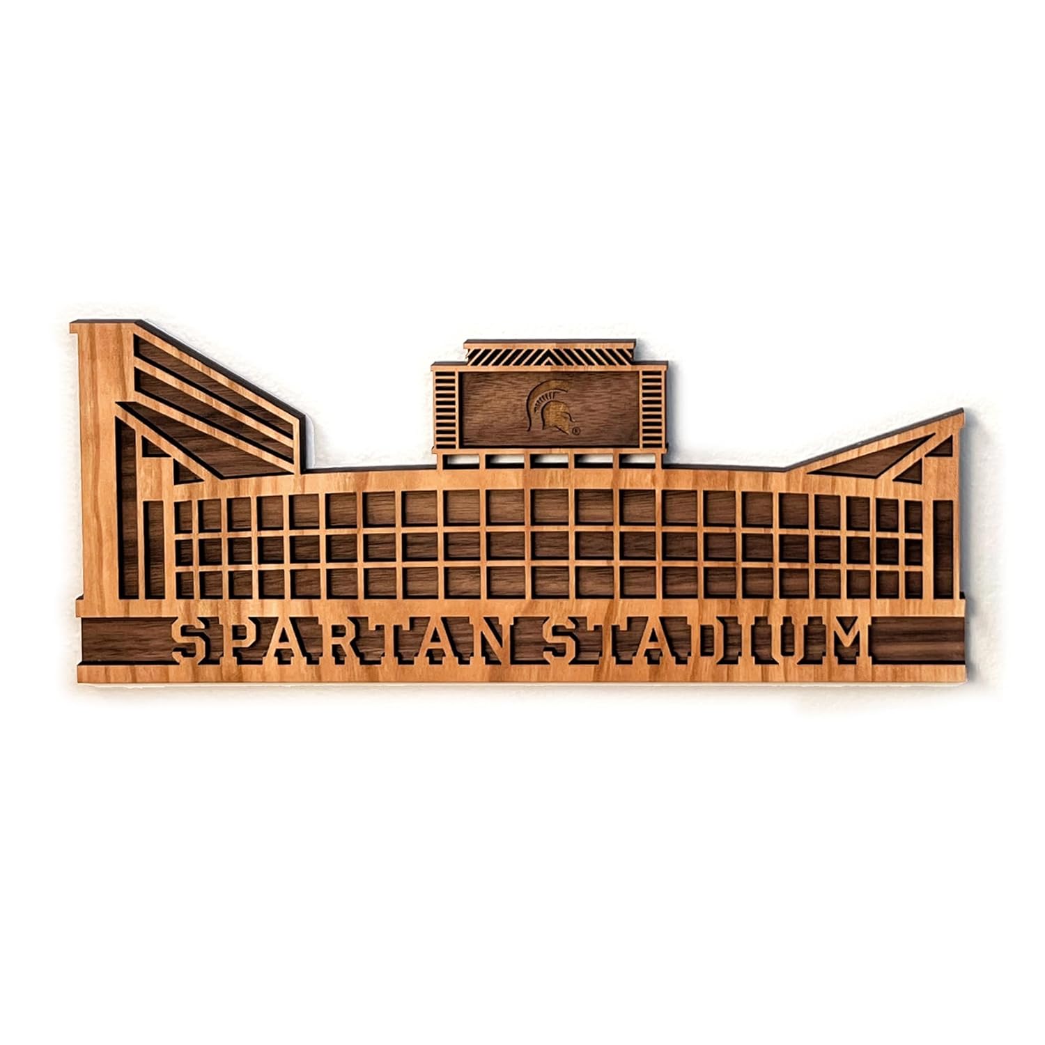 Amazon.com: Inspired Indigo Michigan State University, Spartan Stadium ...