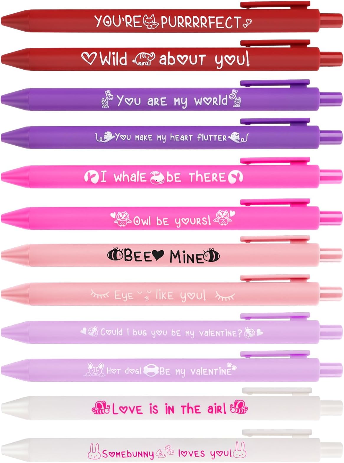Amazon.com : Valentine's Day Pens Bulk Happy Valentine's Day Ballpoint ...