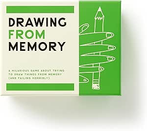 Amazon.com: Brass Monkey Drawing from Memory - Social Party Game with ...