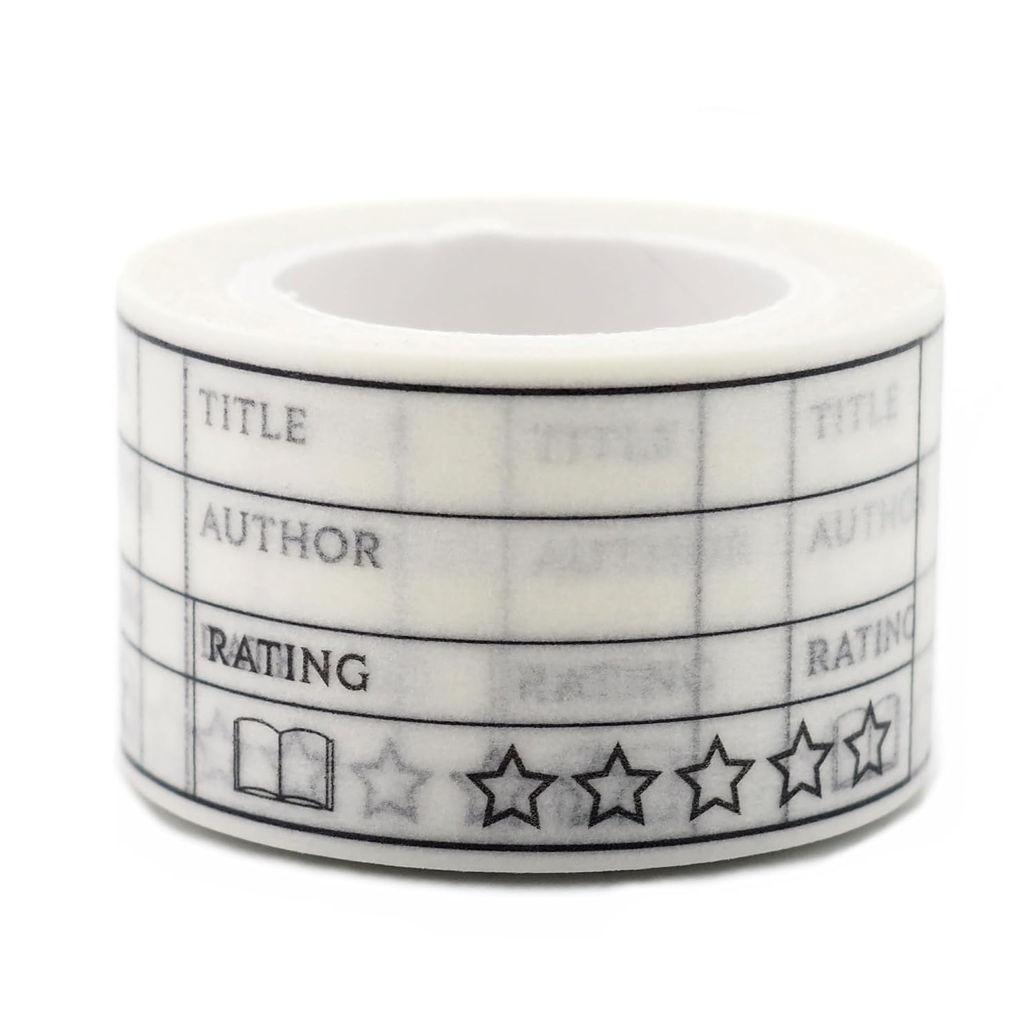 Amazon.com: LAOMIS Japanese 5 Star Book Rating Tracker Writable Washi ...