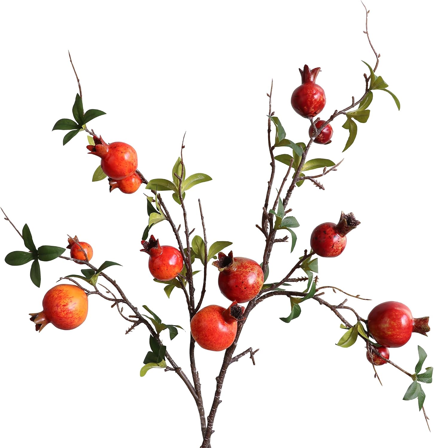 Amazon.com: Forlaoers 2pcs Realistic Pomegranate Holly Berries Fake ...