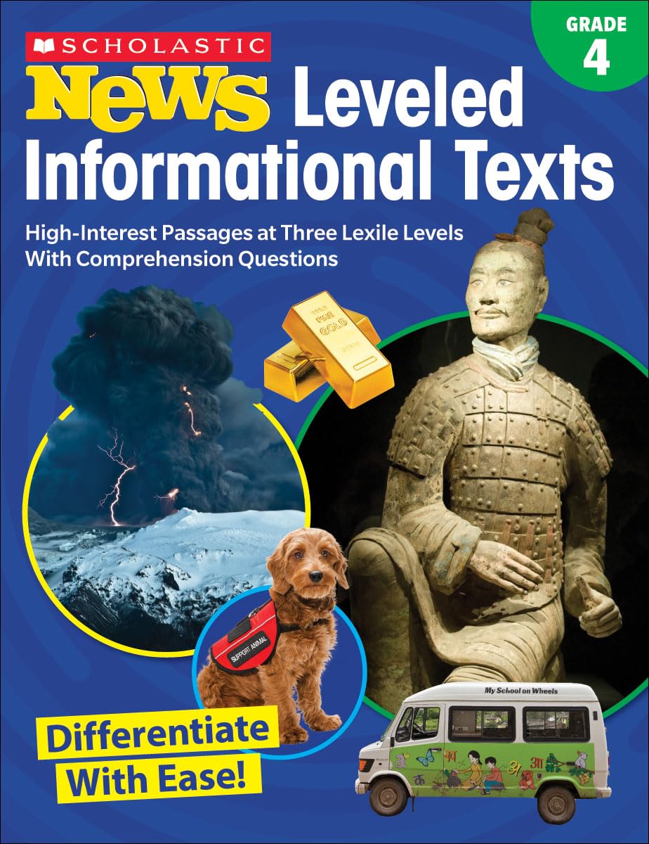 Amazon | Scholastic News Leveled Informational Texts Grade 4: High ...