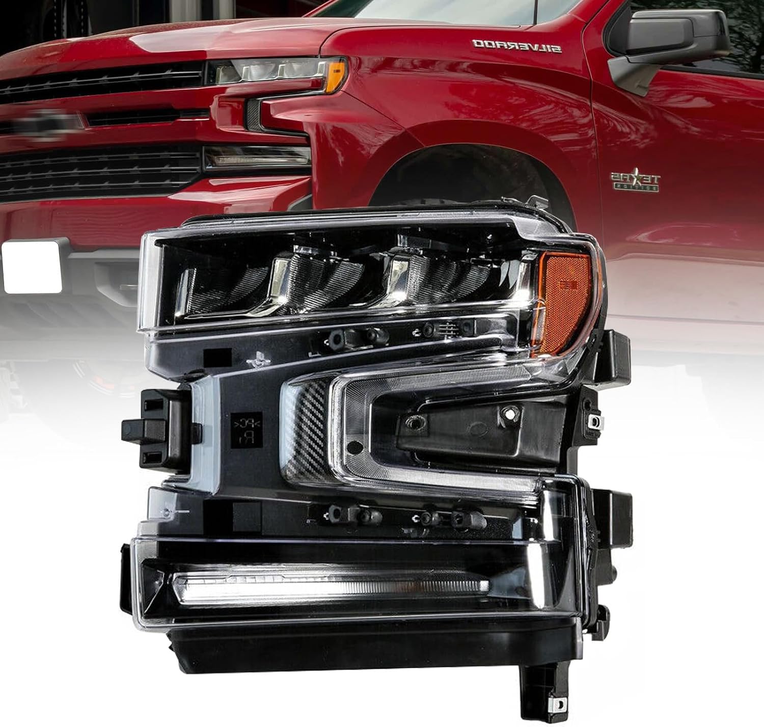 Amazon.com: LED Headlight Assembly Fit for 2019 2020 2021 Chevy ...