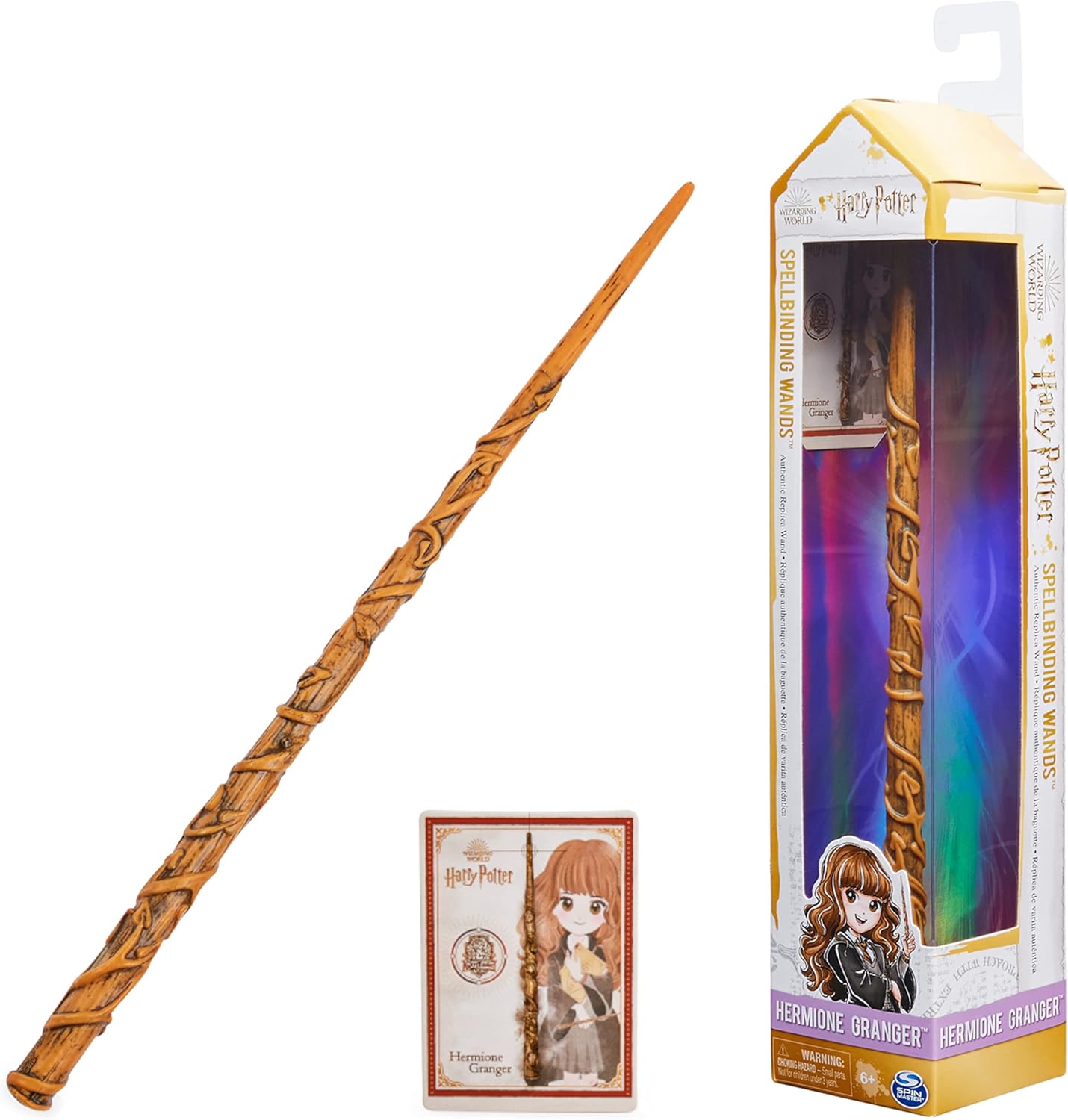 Amazon.com: Wizarding World Harry Potter, 12-inch Spellbinding Hermione ...