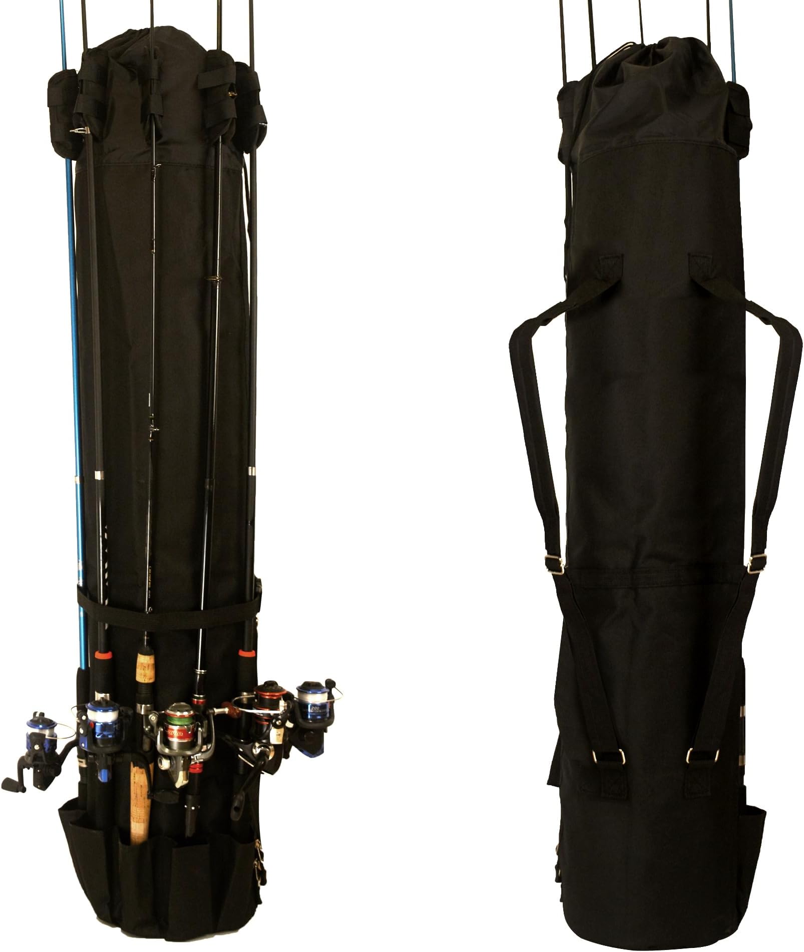 Amazon.com: FOUUAAOOU Fishing Rod Bag, Fishing Rod Case Bag with ...