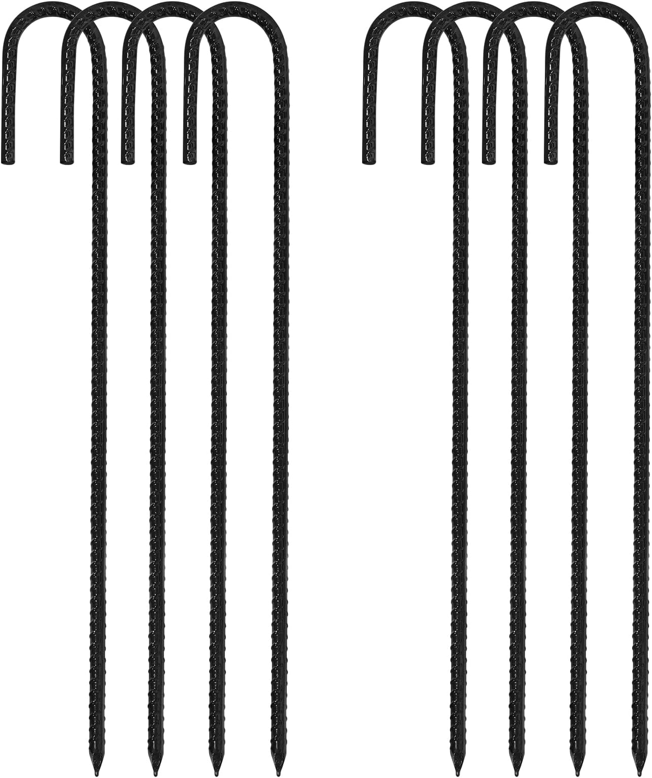 Amazon.com : JPOIP 16 Inch Rebar Stakes - 1/2 Inch Diameter Galvanized ...