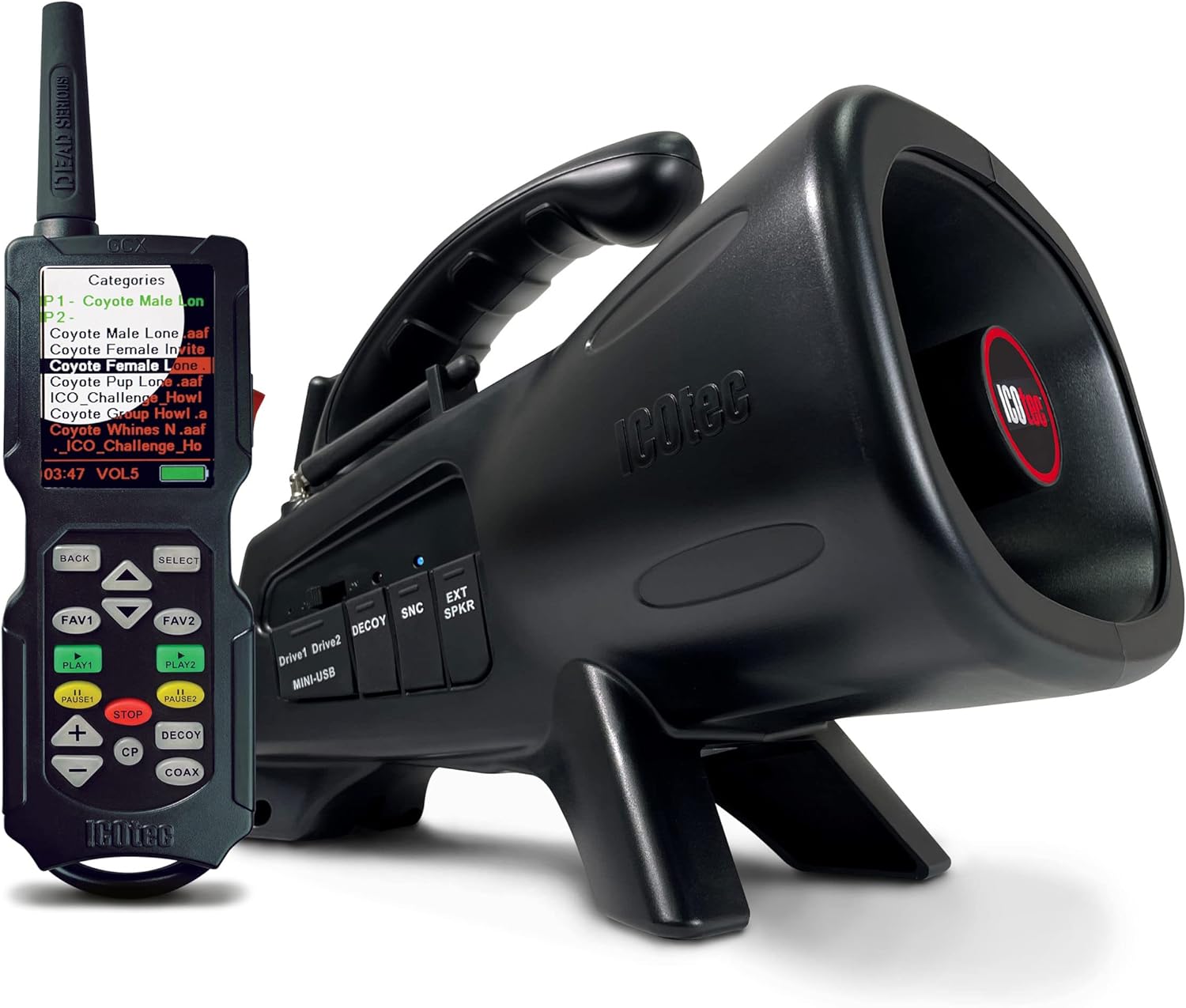 Icotec Night Stalker+ Predator & Game Caller 300 Yard Remote Range ...