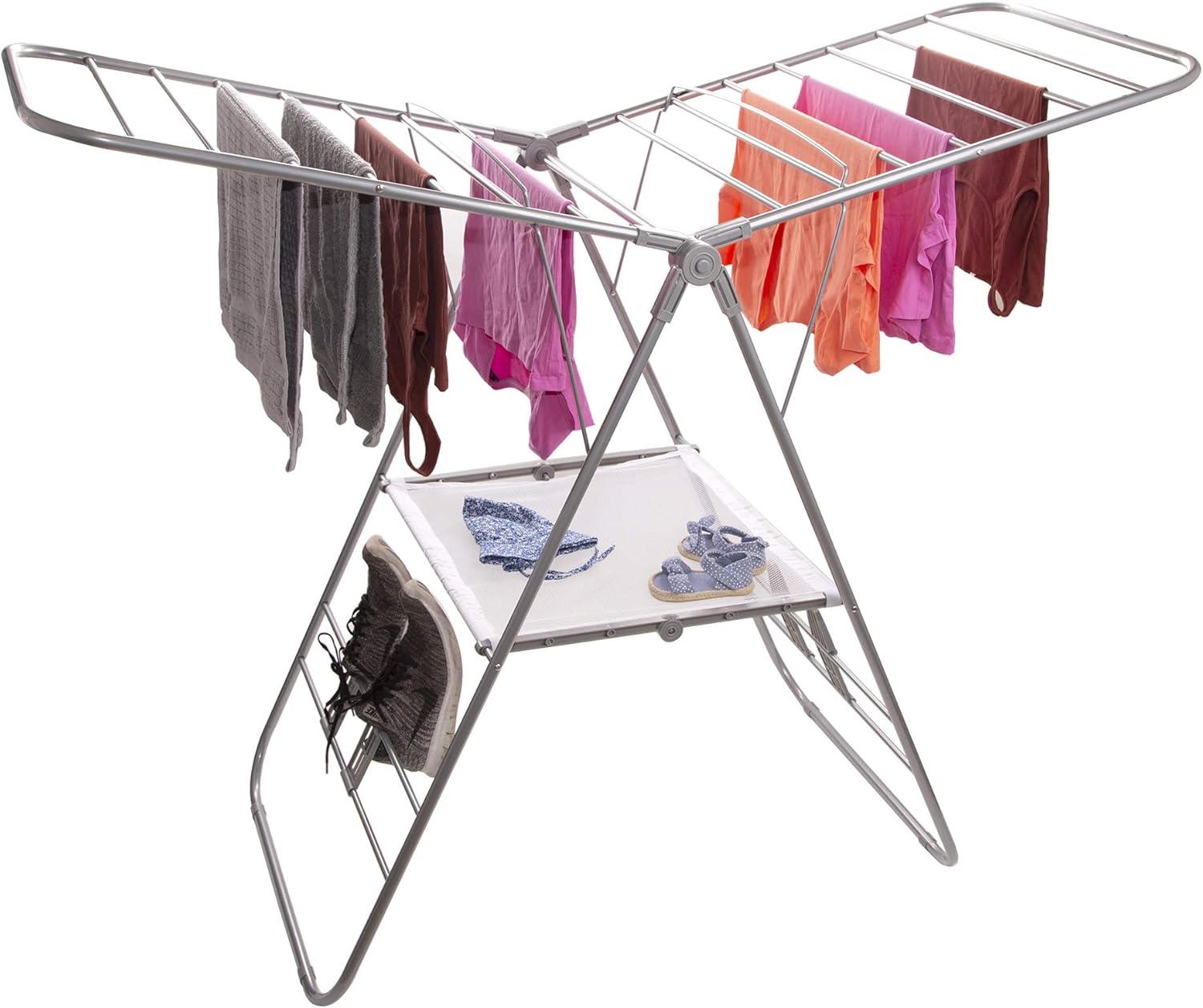 BINO Gullwing – Estante de secado plegable para ropa color negro – Yaxa ...