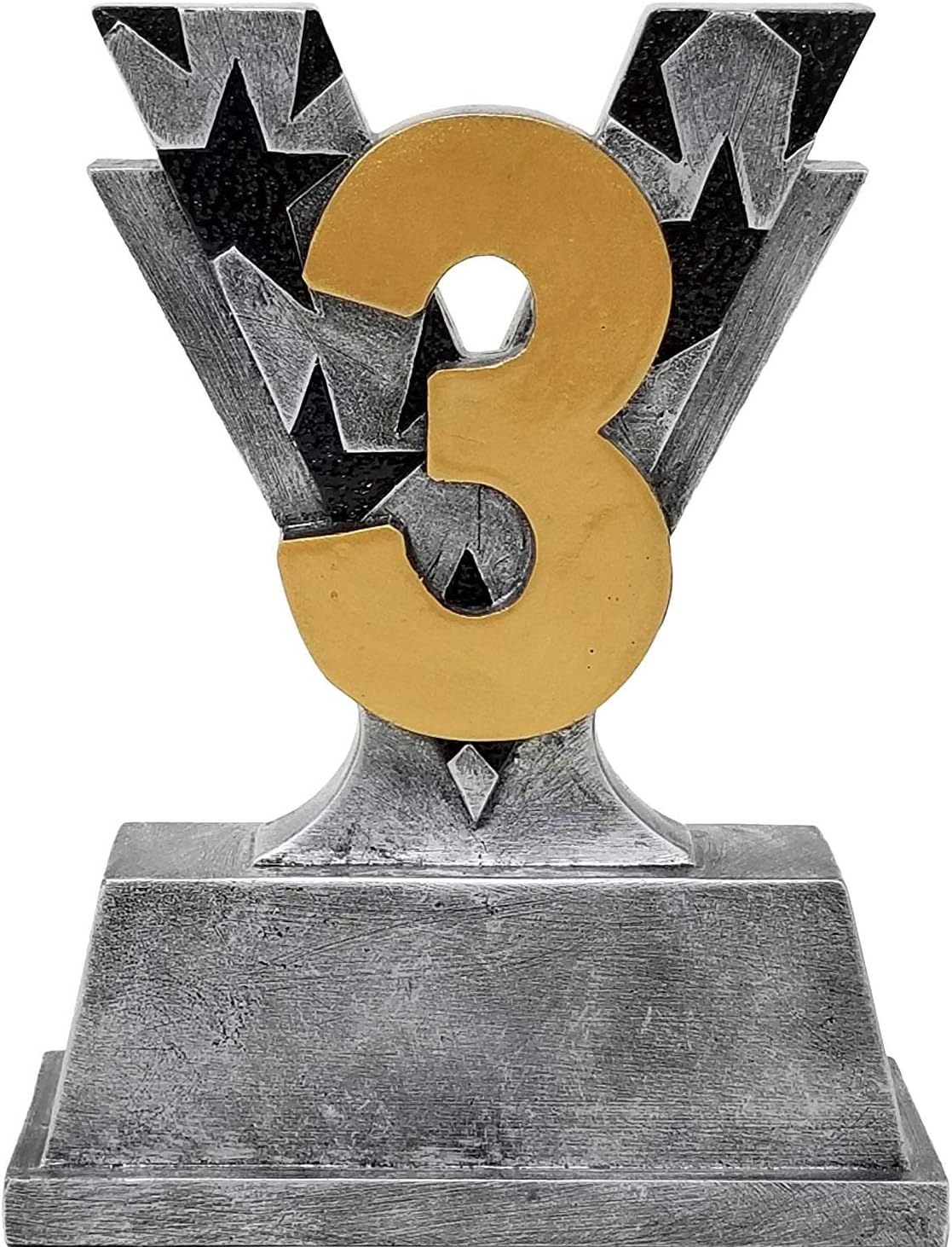 Amazon.com : 3rd Place Victory Trophy | Engraved Third Place Victory ...