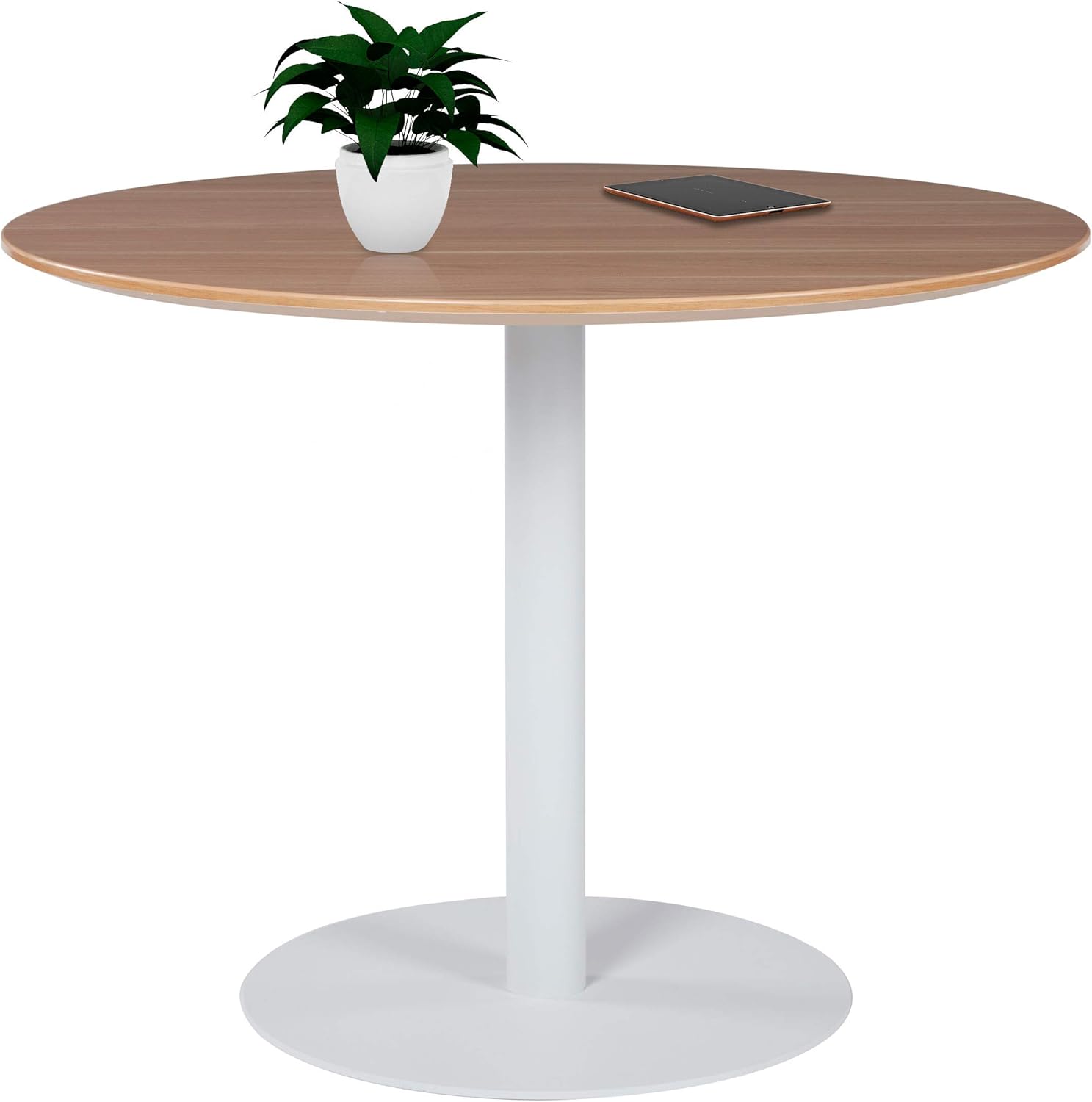 Amazon.com: Sunon Round Conference Table,Small Round Dining Table with ...