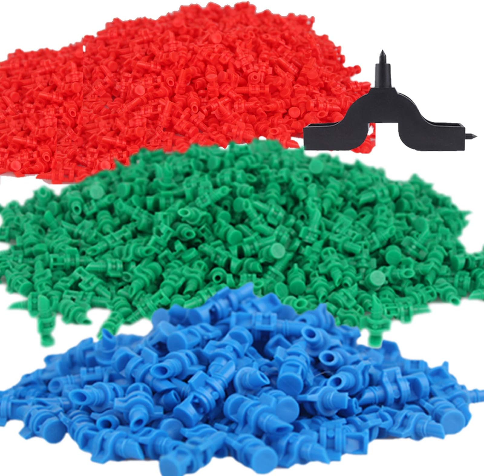 Amazon.com : 50pcs/Set Misting Nozzles Plastic Sprinkler Atomizer ...