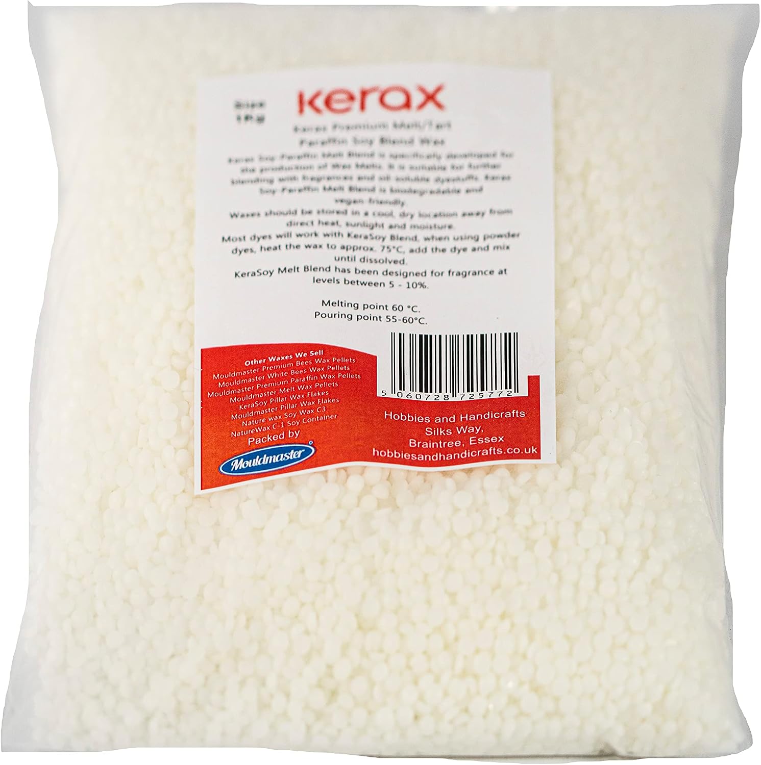 Amazon.com: Mouldmaster Kerax Premium Melt/Tart Blend Paraffin/Soy Wax ...