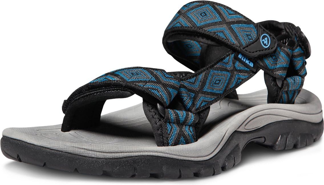 atika Men's Outdoor Hiking Sandals, Open Toe Arch Support Strap Water ...