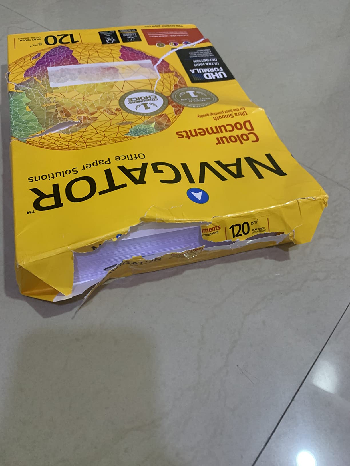 Navigator 120gsm Paper | White Ultra Smooth A4 Paper [250 Sheets ...