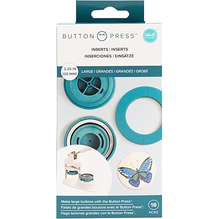 Amazon.com: We R Memory Keepers Button Press, Button Maker Tool and ...