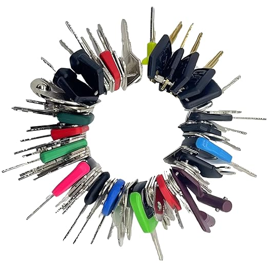 Amazon.com: 77 Heavy Equipment Keys Master Set Construction Equipment ...