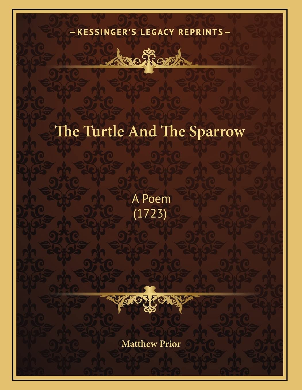 Amazon.com: The Turtle And The Sparrow: A Poem (1723): 9781167153310 ...