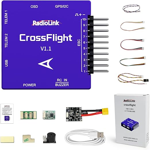 Amazon.com: Radiolink CrossFlight Flight Controller mini Size, 10 PWM ...