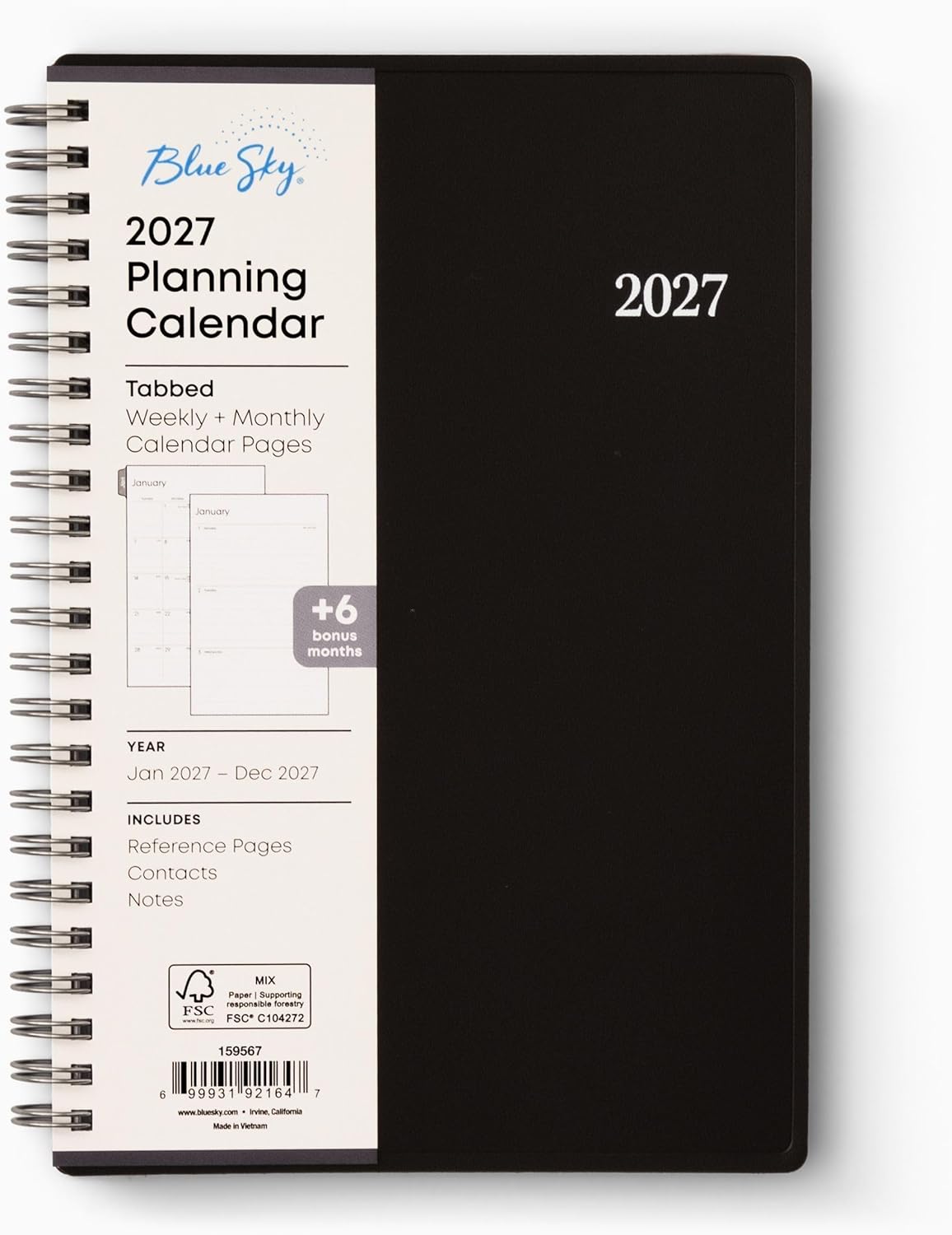Amazon.com : Blue Sky 2027 Weekly and Monthly Planner Calendar ...
