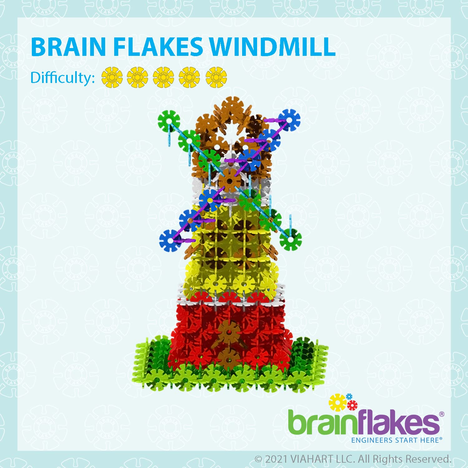 Amazon.com: Brain Flakes® Printable Step-By-Step Windmill Instructions ...