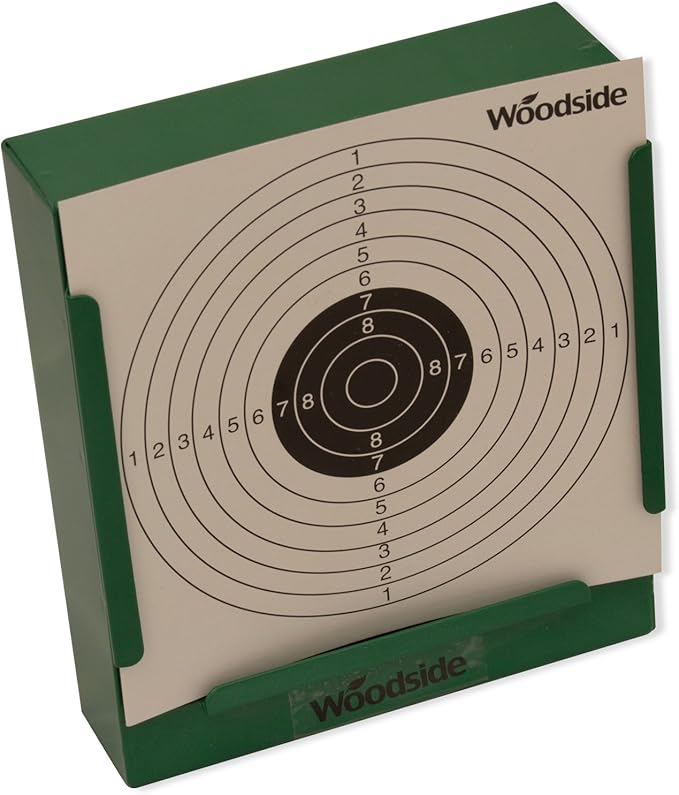 Woodside 14cm Shooting Target Holder + 100 Targets Air Rifle/Airsoft ...