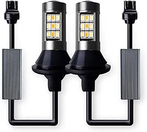 Amazon.com: Morefulls 7443 Error Free Switchback DRL LED Turn Signal ...