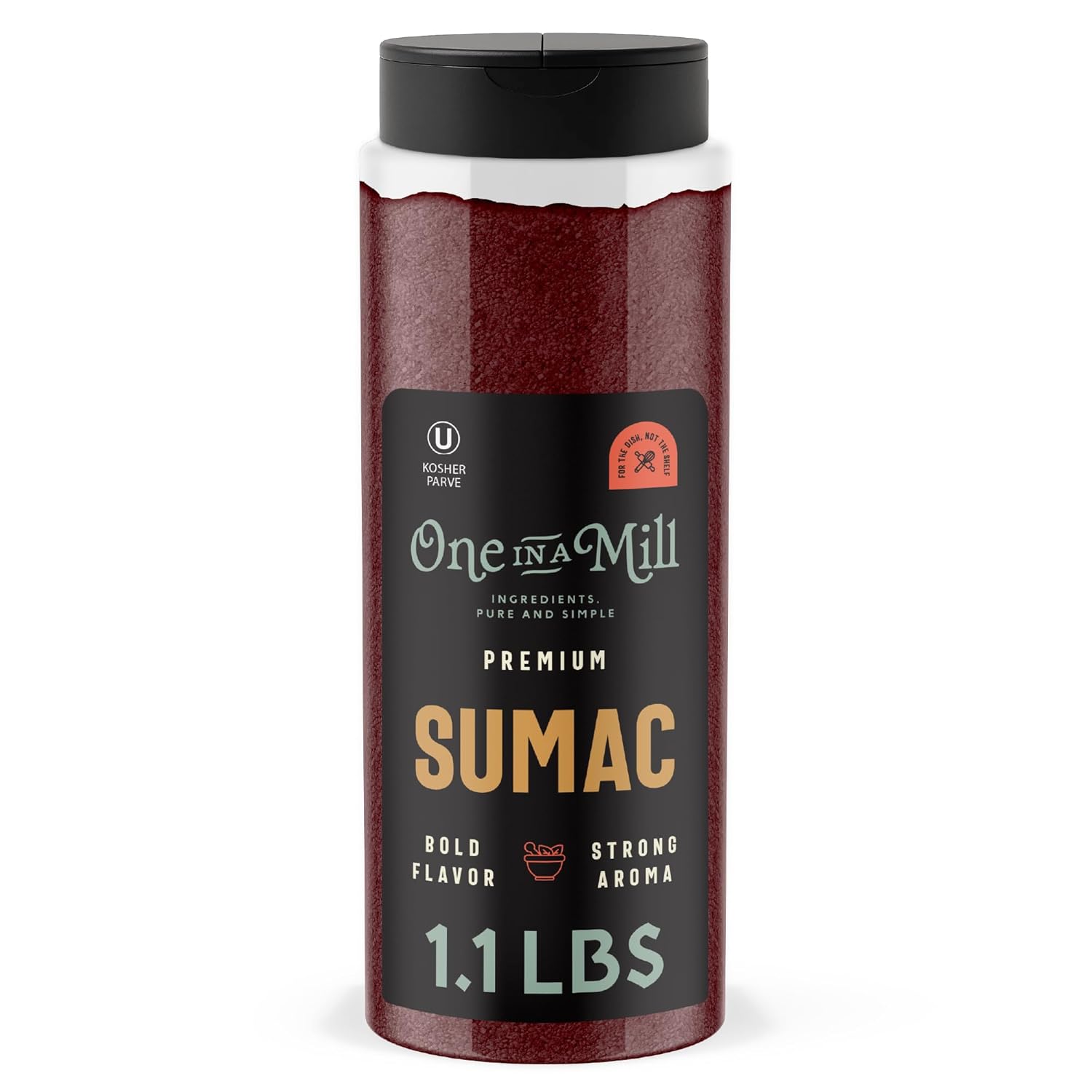 ONE IN A MILL Premium Ground Sumac | Authentic Middle Eastern Tangy ...