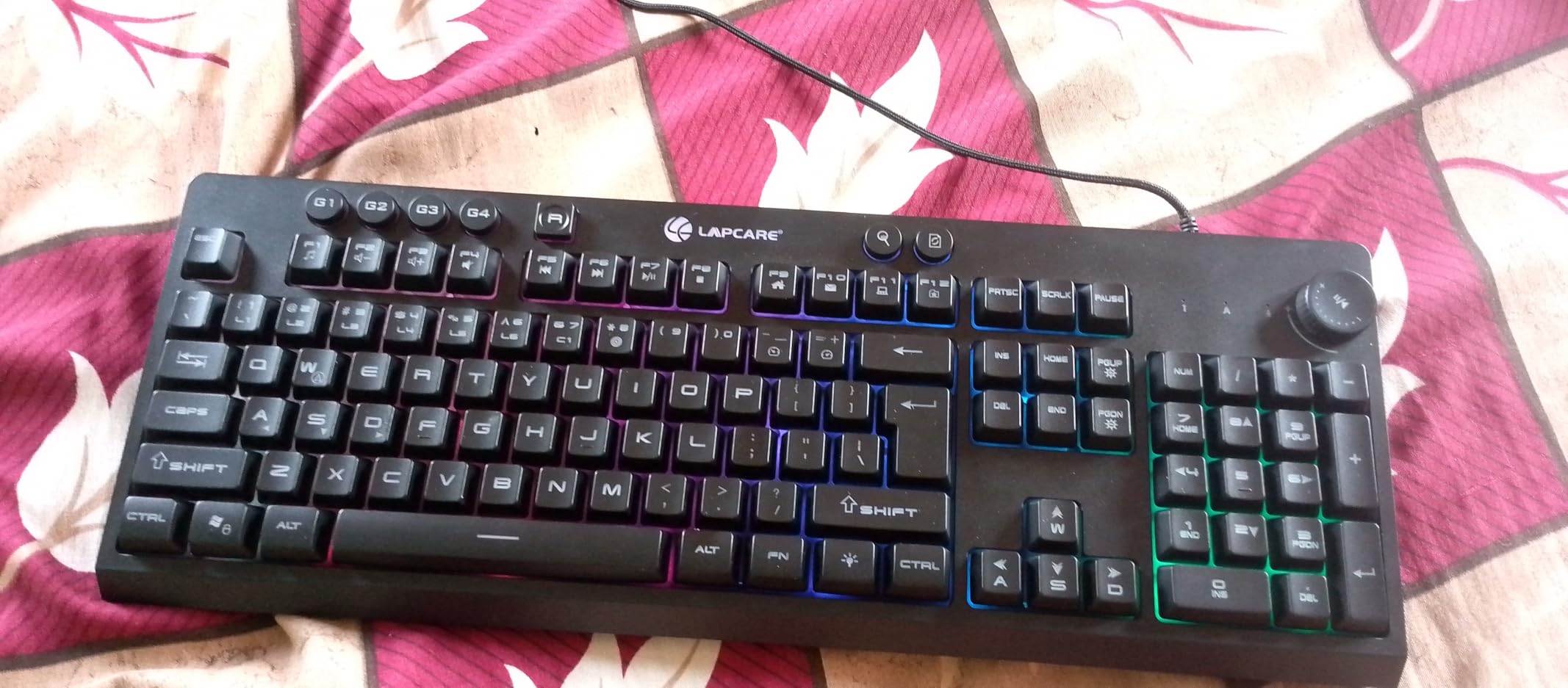 Amazon.in: Buy Lapcare Thunder USB Gaming Keyboard, LIGHTSYNC RGB ...