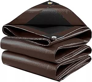 Amazon.com: 20FT x 20FT Heavy Duty Tarp, 18 Mil Thick, Polyethylene ...