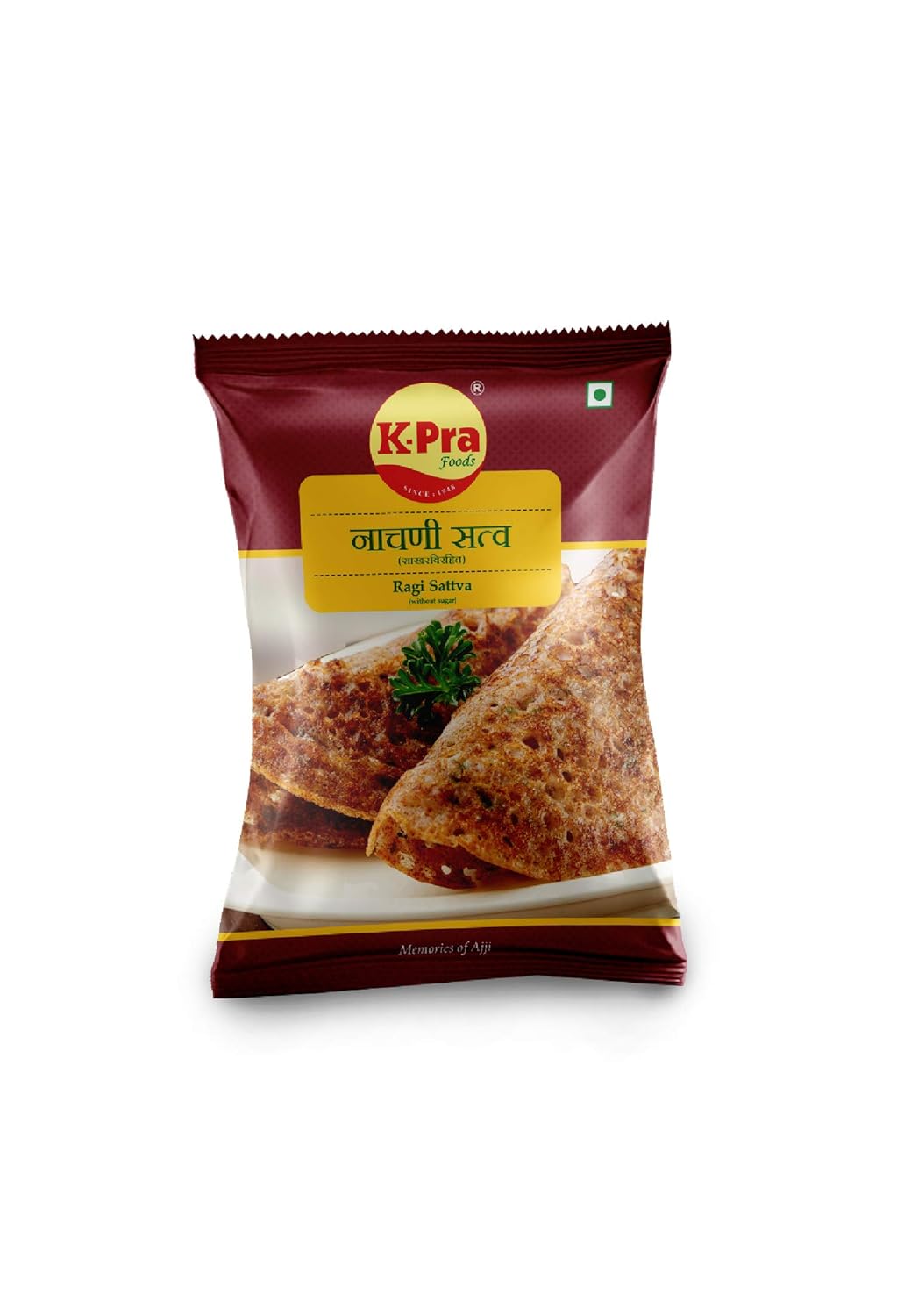 K-PRA FOODS Ragi Satva | Nachni Satva Without Sugar Pack Of 4 Each Pack ...