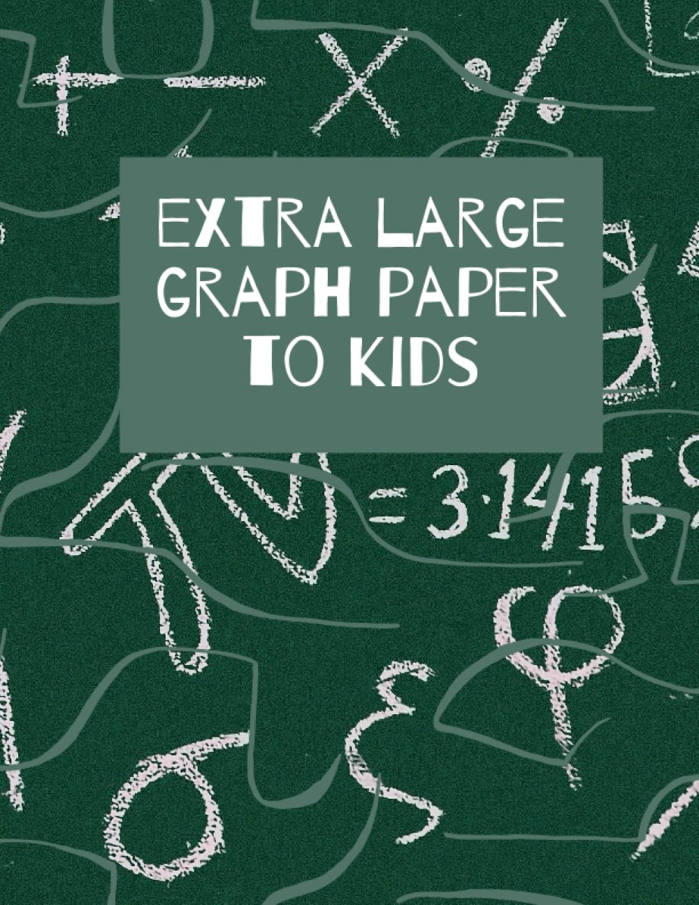 EXTRA LARGE GRAPH PAPER TO KIDS: Science, School, Math Notebook {8,5× ...