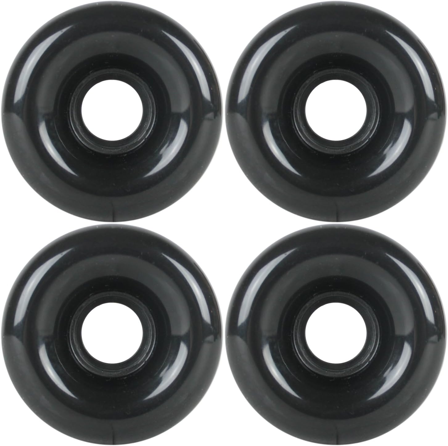 Amazon.com : KSS Longboard Cruiser Wheel Set, 64mm x 43mm, Smoke ...