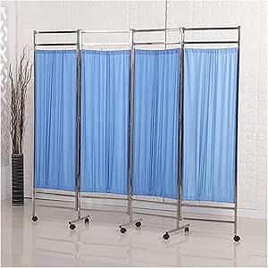 Amazon.com: Rolling Medical Privacy Screen on Wheels, 4 Panels - 180cm ...