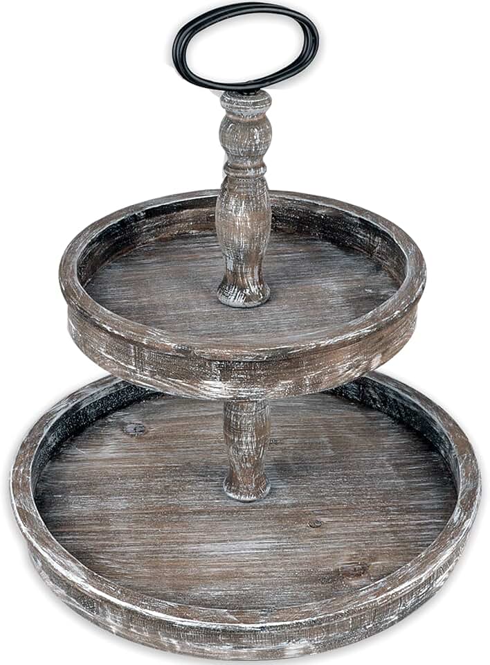Amazon.com: wooden tiered stand