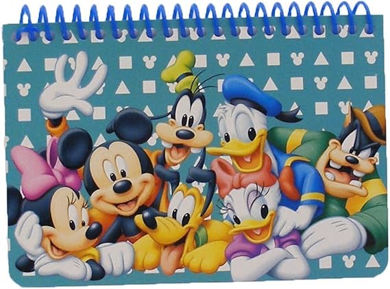 Amazon.com: Disney Mickey Mouse and Friends Spiral Autograph Book ...