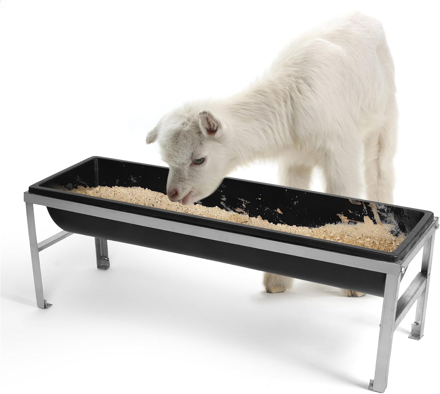 Amazon.com : GOOFCXO Livestock Feed Trough 39" Long Large Capacity ...