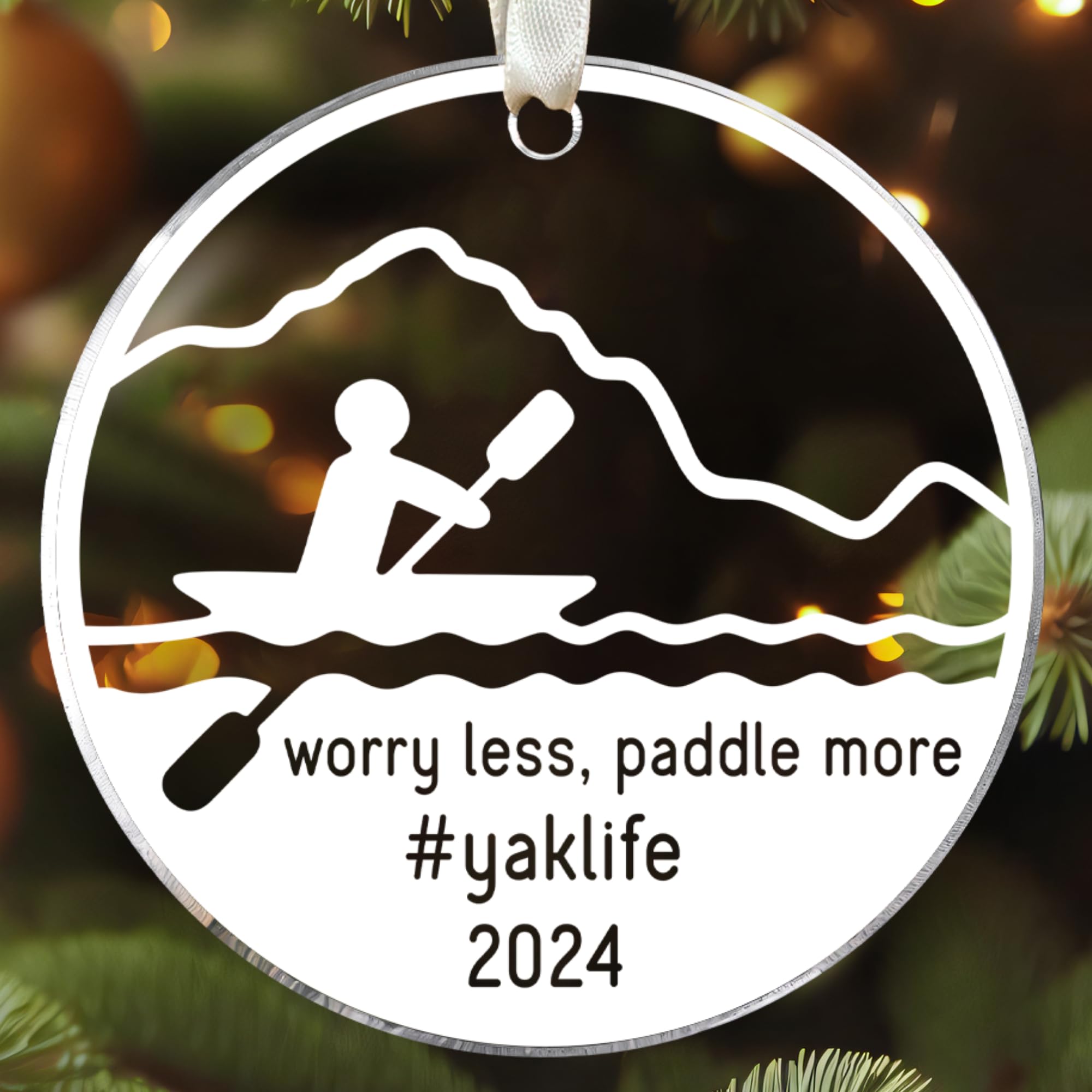 Amazon.com: Kayak Christmas Ornament - Kayak Ornaments - 2024 Kayak ...