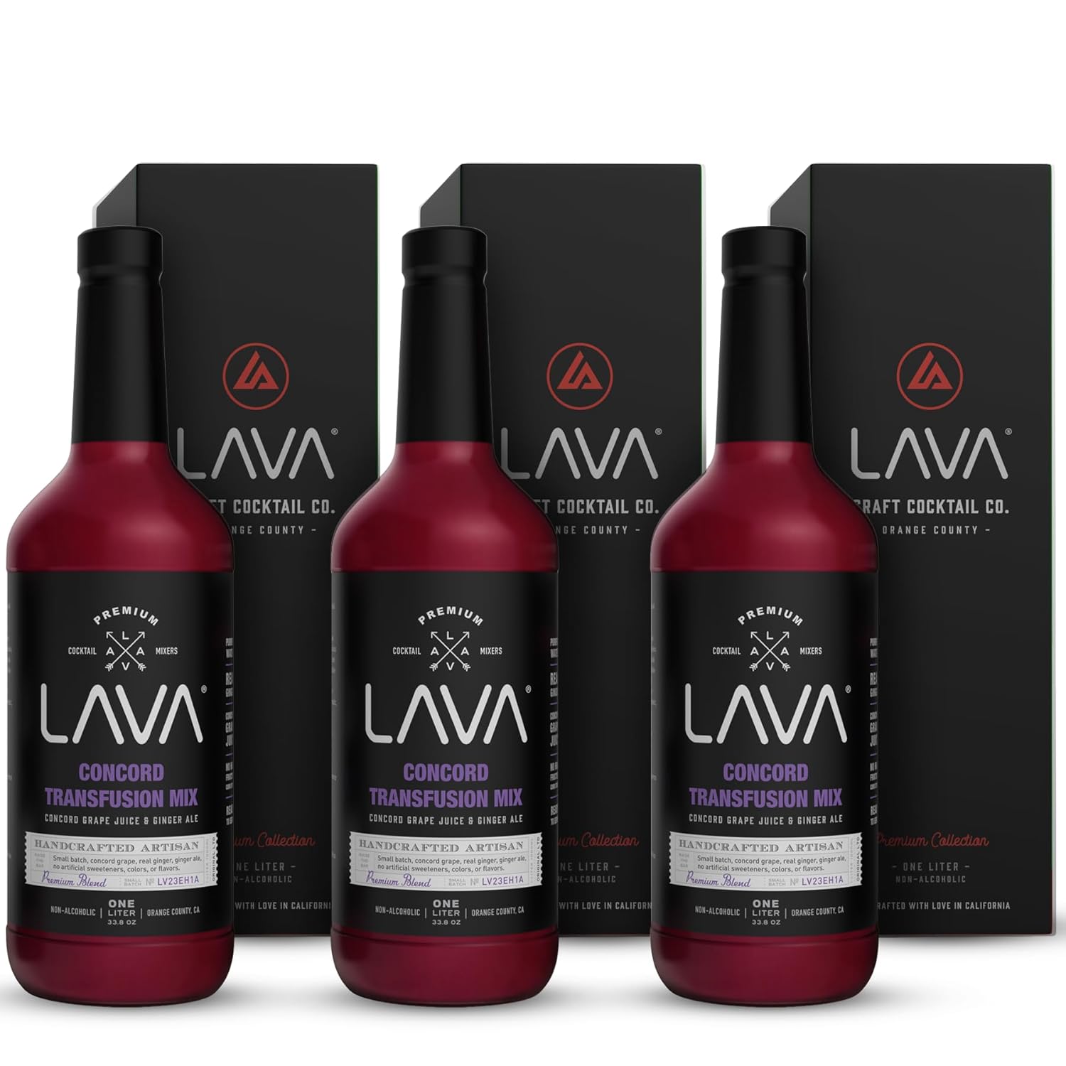 Amazon.com : (3 Pack) LAVA Premium Concord Transfusion Mix made with ...