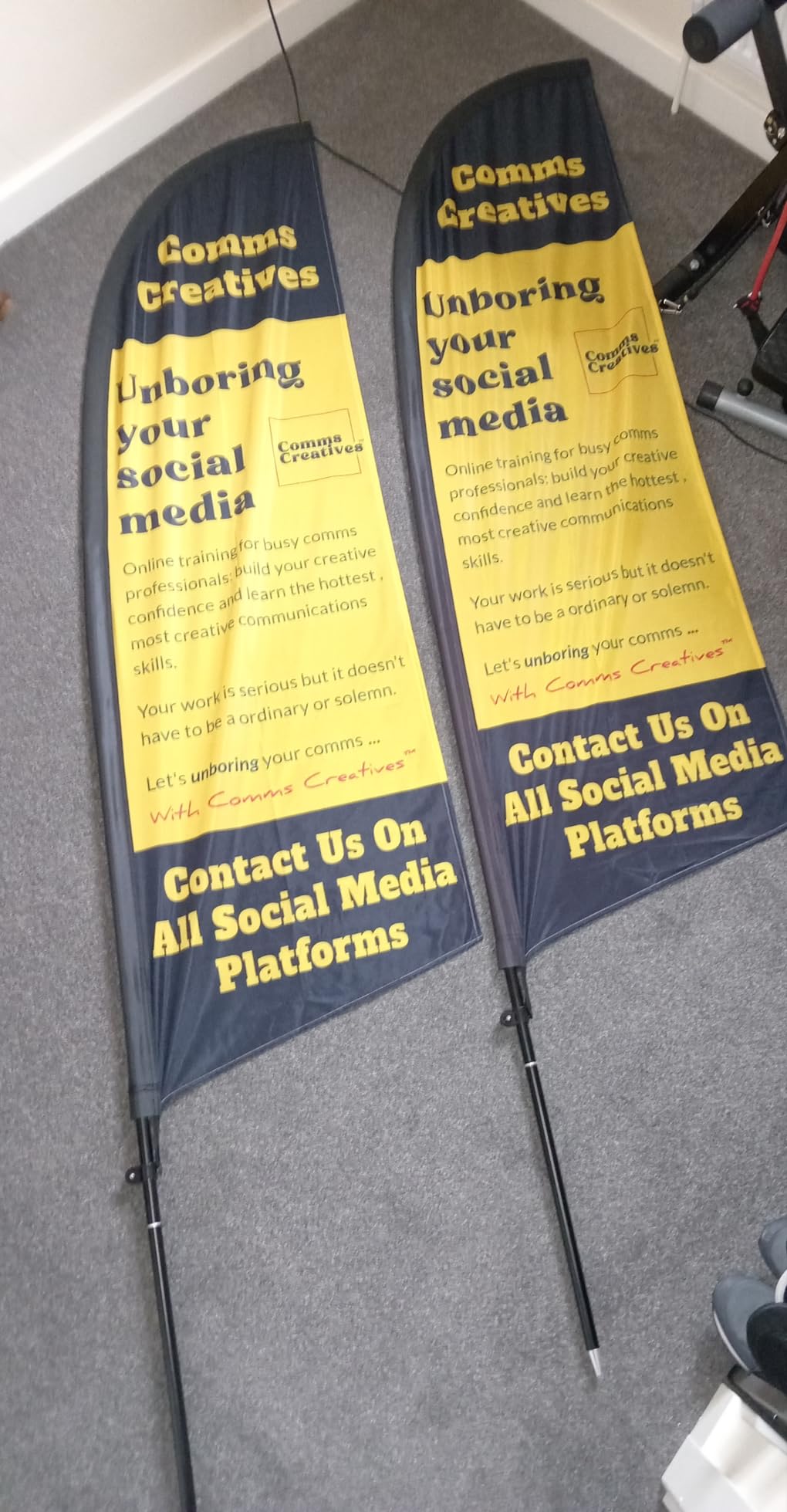 FSFLAG Custom Feather Flag, 7-Feet Custom Windless Feather Flag with ...