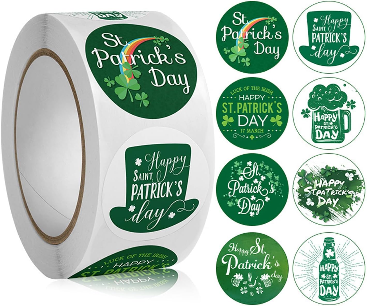 500 Pcs St.Patrick's Day Stickers,St Patricks Decoration,St.Patrick's ...