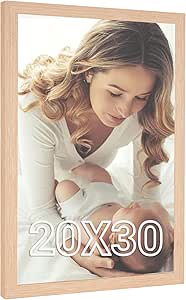 Amazon.com - 20x30 Frame Natural Woodgrain, 30x20 Picture Poster Frame ...