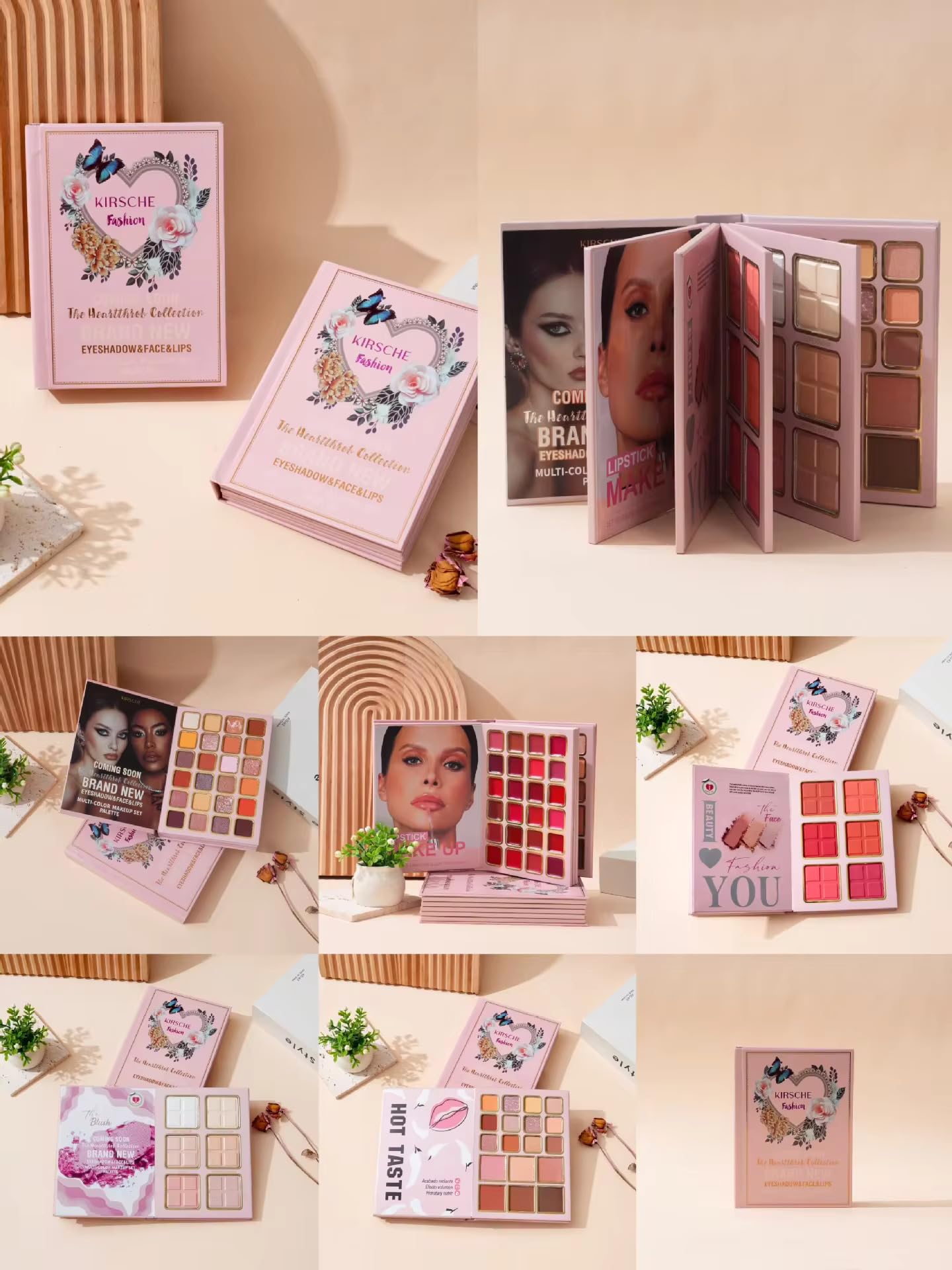 Buy Makeup 5in1 Book Plate Pearl Matte Earth Color Makeup Makeup Color ...