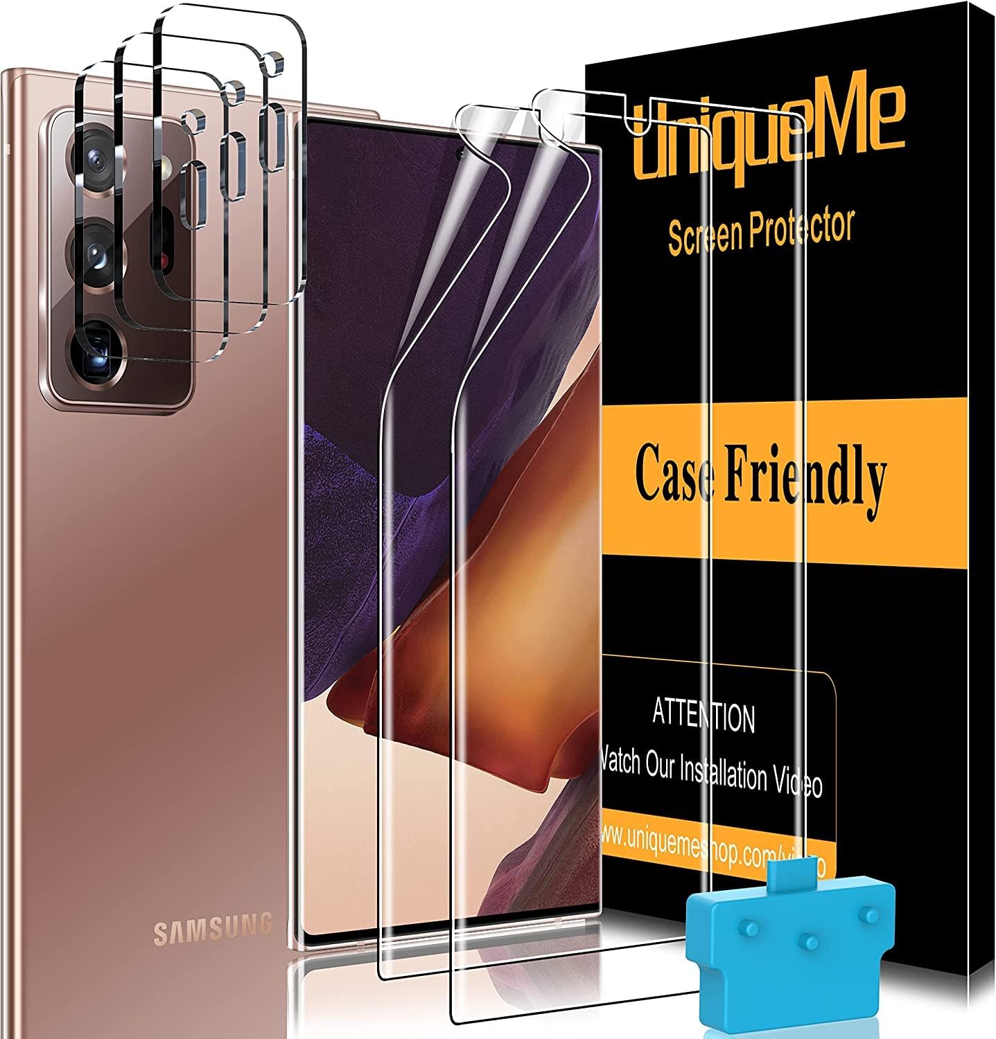 5 Pack UniqueMe 2 Pack TPU Soft Screen Protector For Samsung Galaxy ...