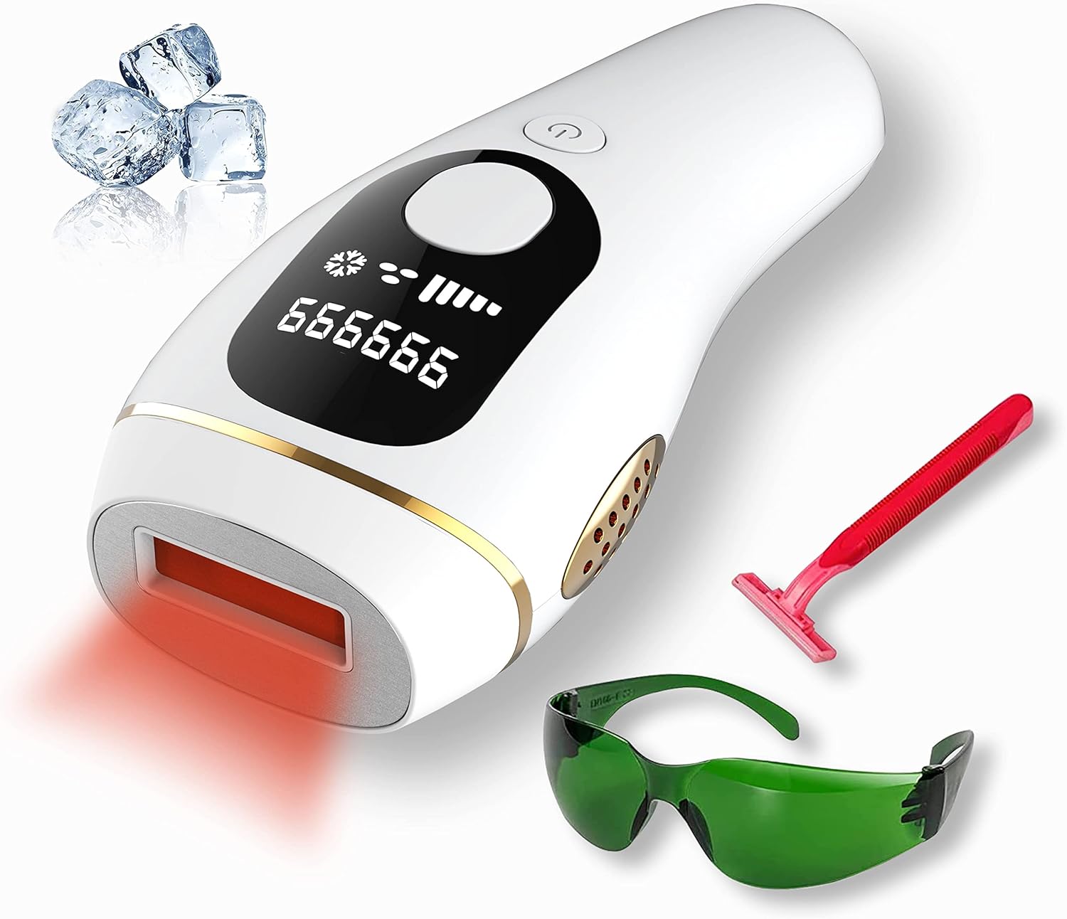 Amazon.com: Haokeinte Laser Hair Removal for Women and Men Permanent, 3 ...