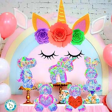 Amazon.com: In His Name LED Bunny Night Light Holographic Rainbow ...