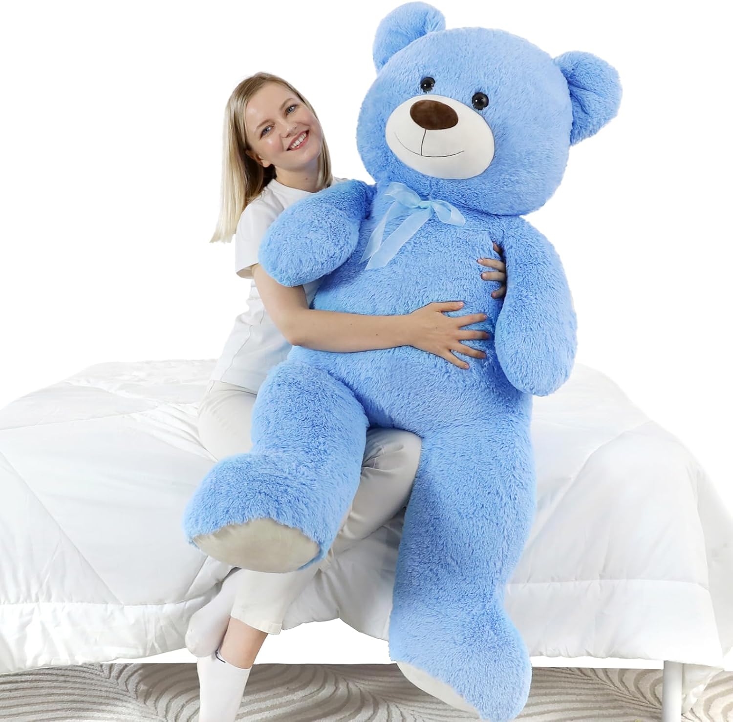 Amazon.com: MorisMos Giant Teddy Bear Stuffed Animal 4 Feet,51'' Big ...